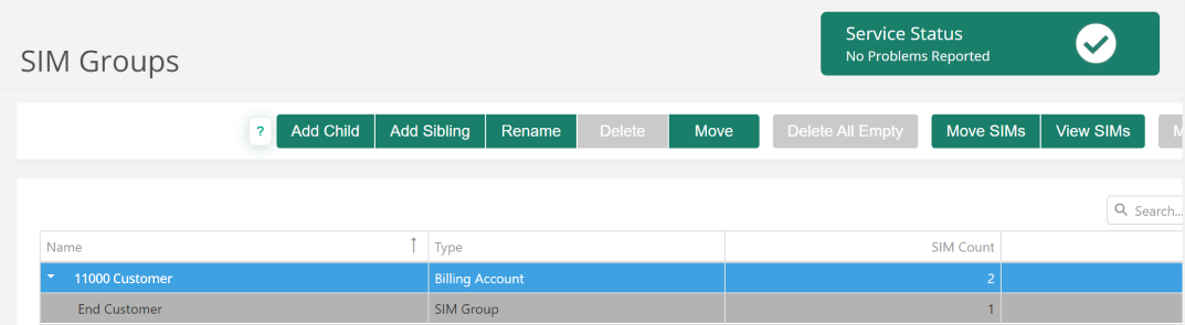 Setting up SIM groups – Wireless Logic Help Centre